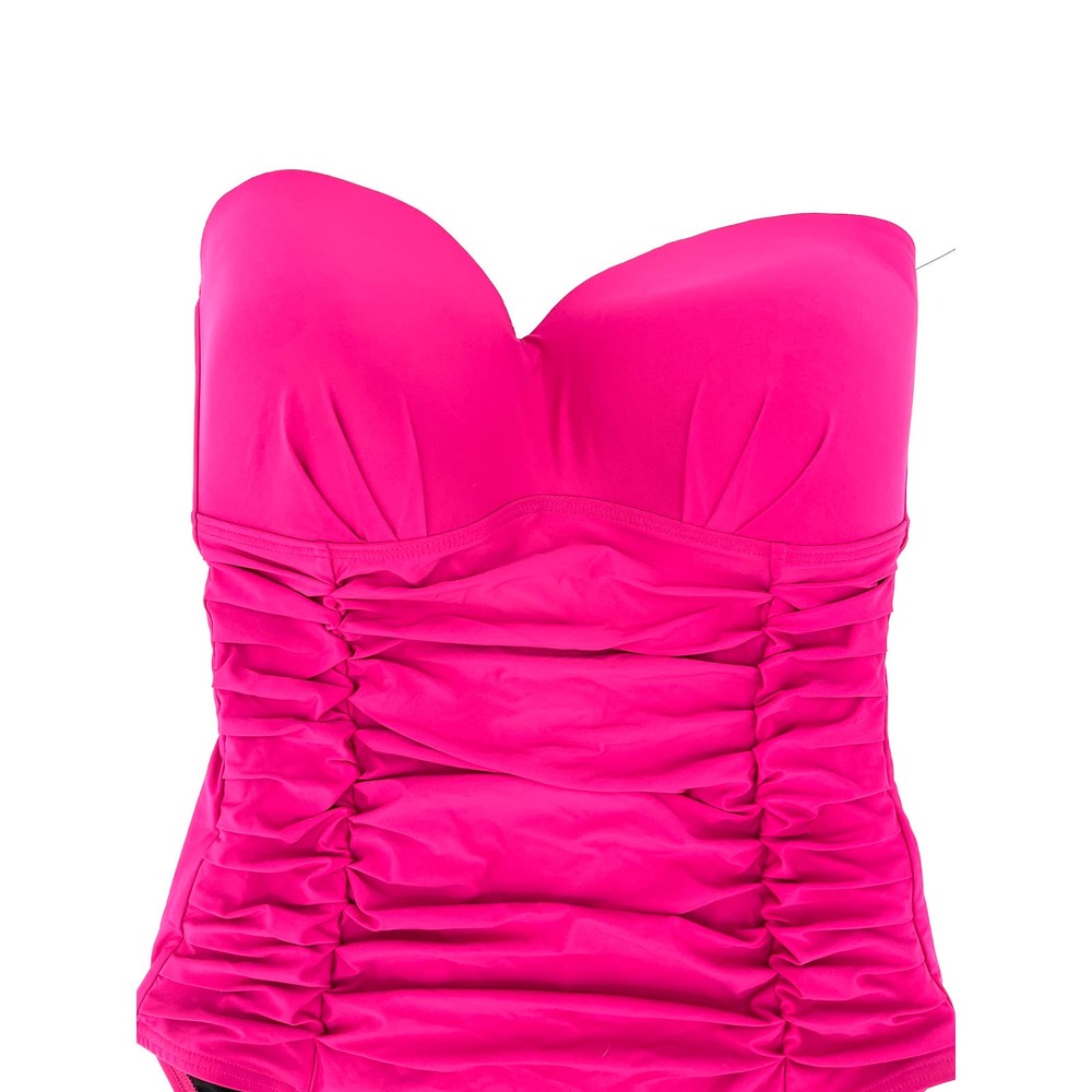Dkny Women's Orchid Pink One Piece Swimsuit 12 Nwt - Gem